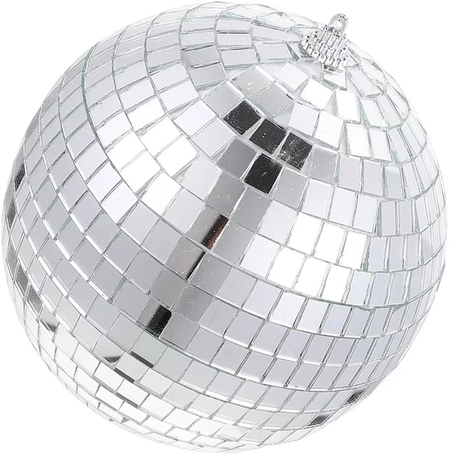 Mirror Disco Ball - 15.2cm / 6" Glitterball, Ideal Party, Wedding ...