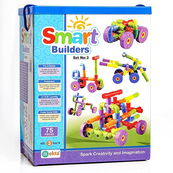 Buy Young Smart Builders Set 1 Blocks & Bricks Toy Game Online at Low ...