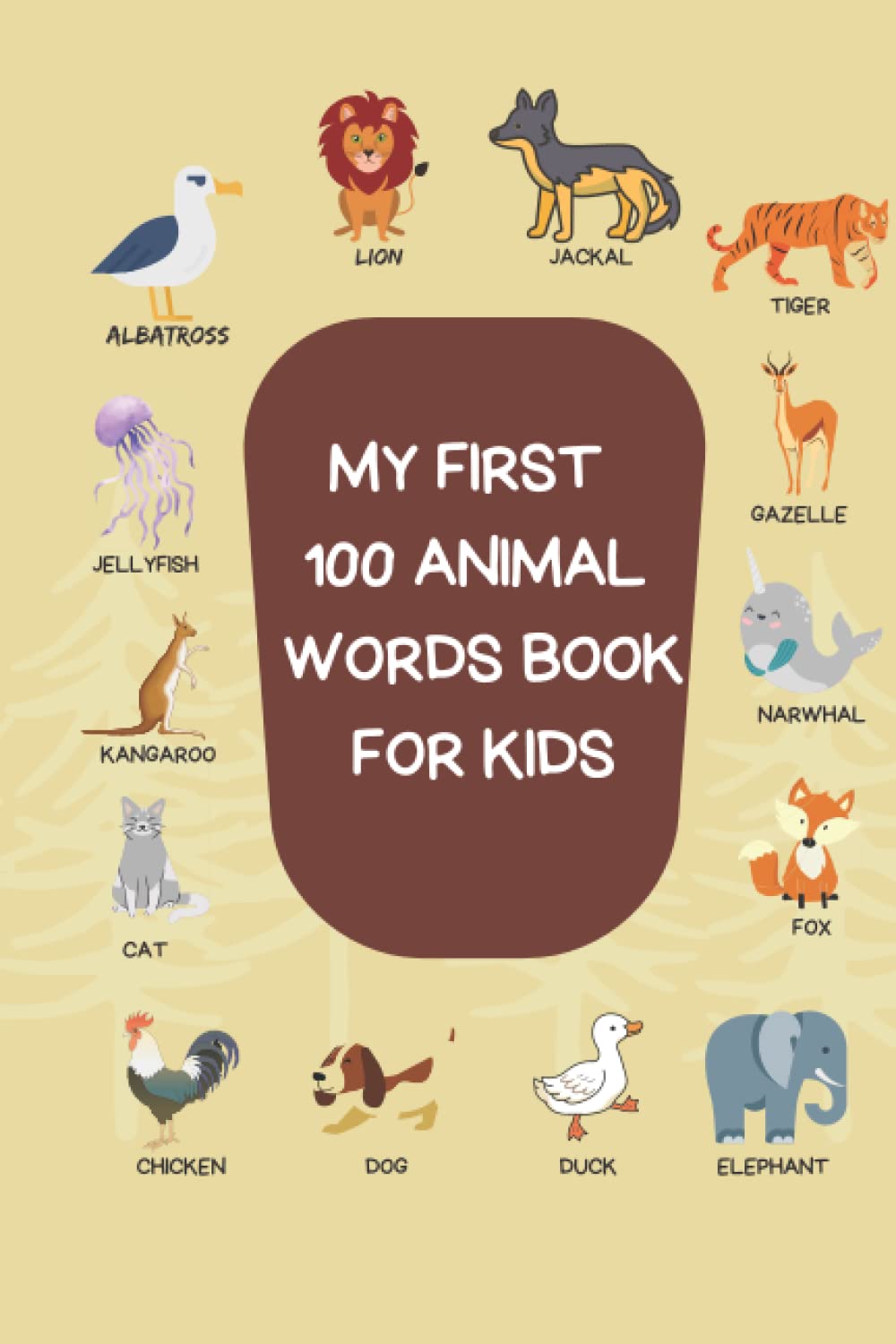 Best Animals Word Book for Toddlers: Attractive Animals Word Book ...