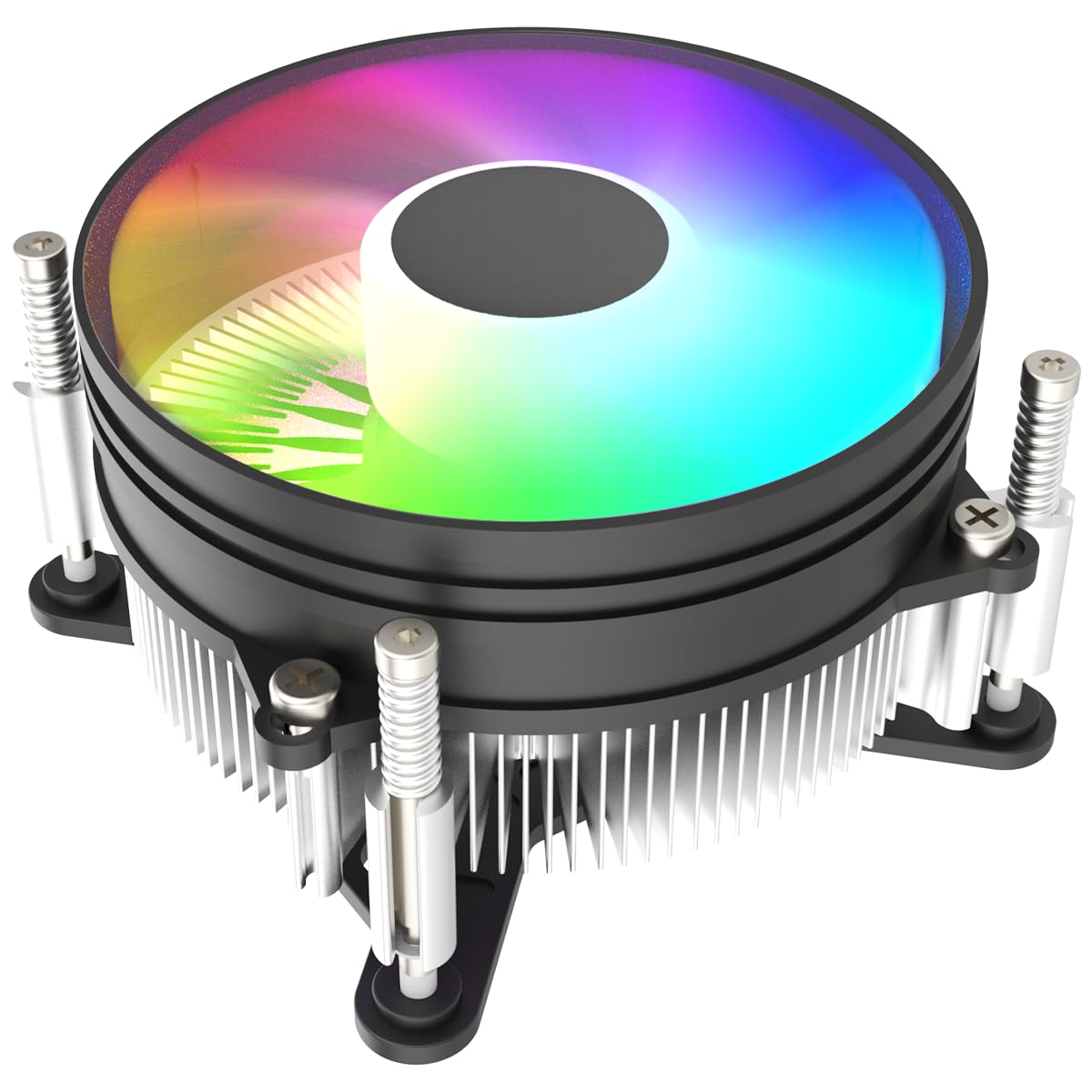 Buy GAMEPOWERMystic LGA1700 ARGB Low-Profile CPU Air Cooler, Copper ...