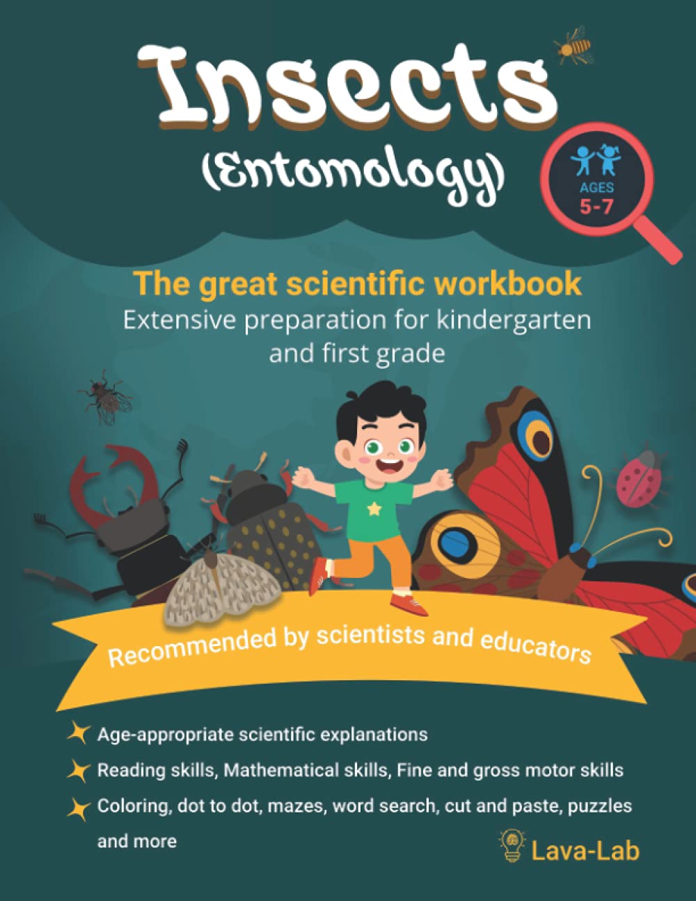 Buy Lava Lab - Insects (entomology) scientific workbook preparation for ...
