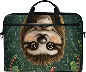 Amazon.com: ZZAEO Jungle Hanging Cute Sloths Mom And Baby Laptop ...
