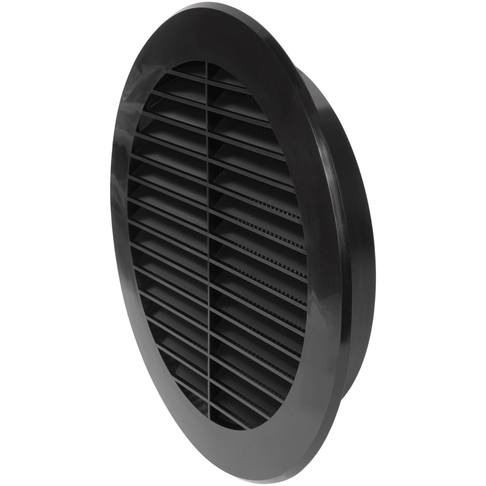 6” Inch / 150 mm Plastic Vent Cover Black – Round Soffit Vent – Exhaust ...
