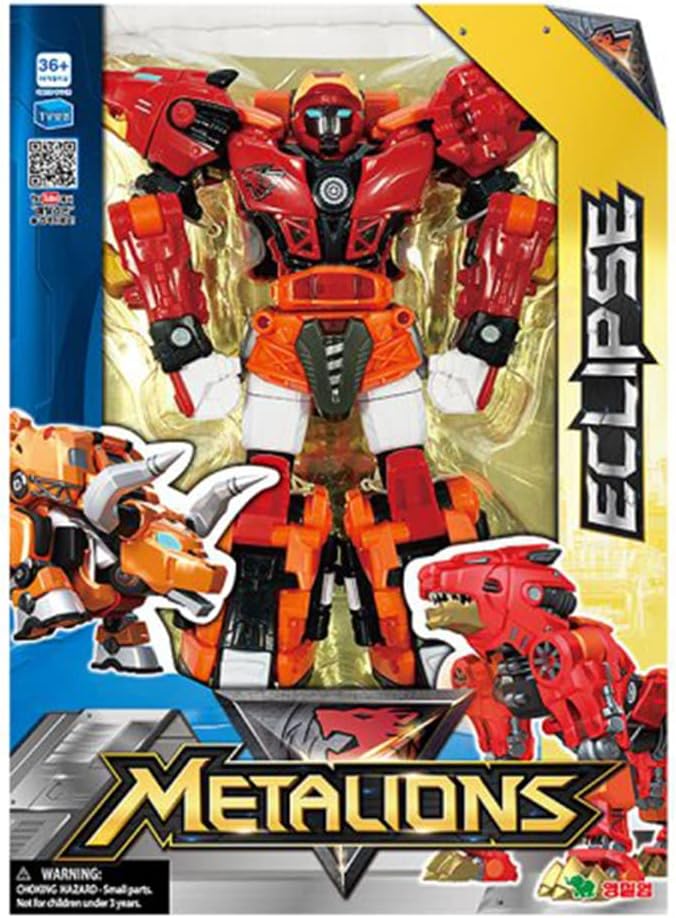 Amazon.com: Metallion Eclipse Transformation Action Figure Toy Robot ...