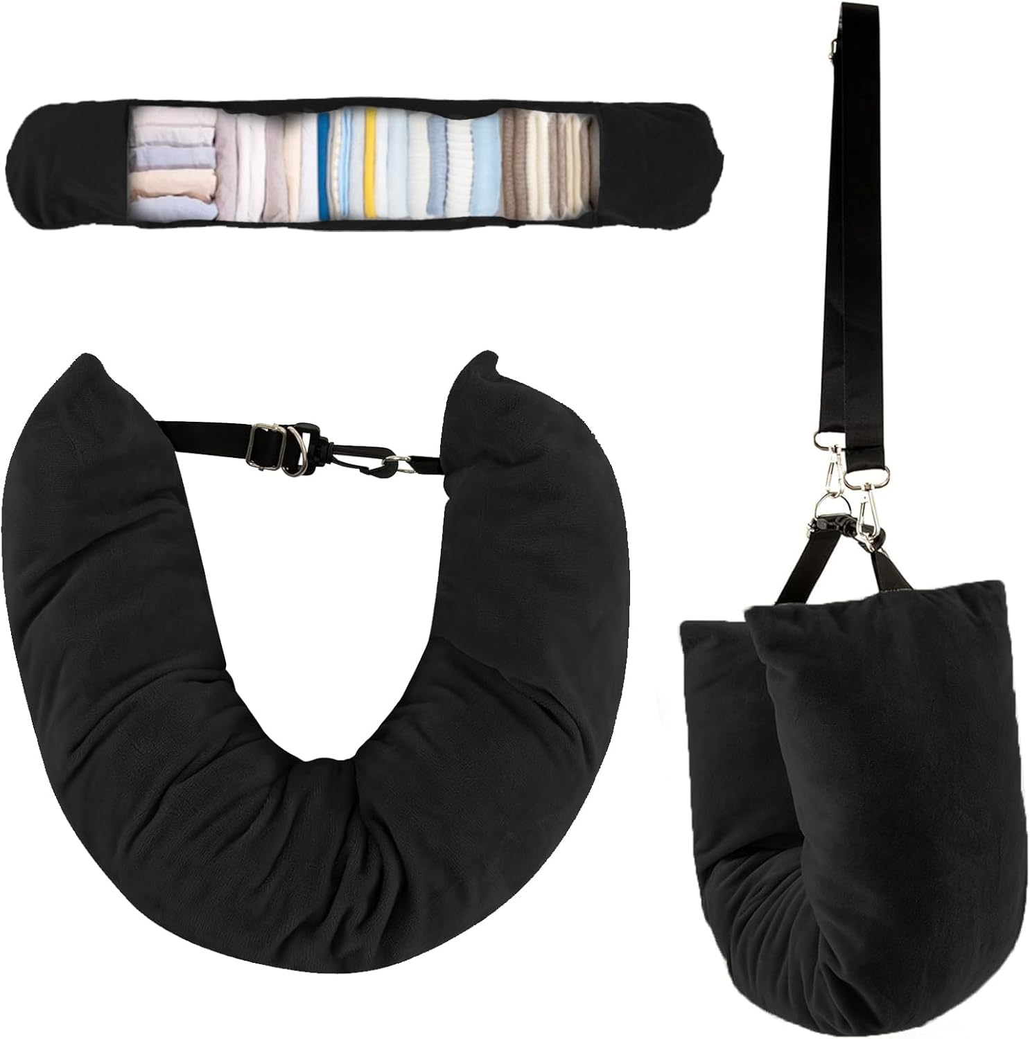 KDJXZ Stuffable Neck Pillow for Travel，Neck Pillow Stuffable with ...