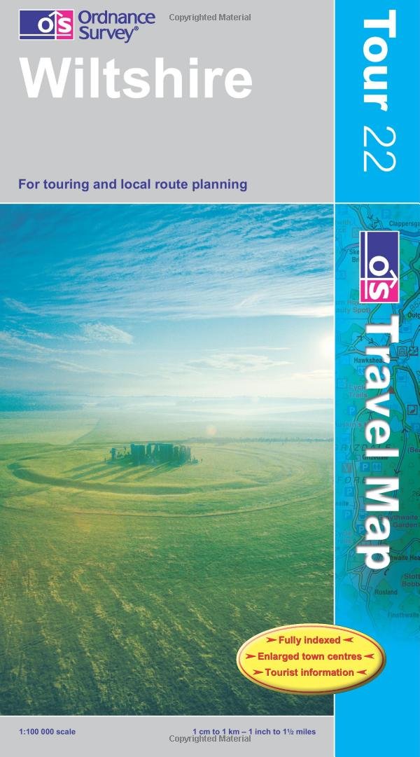 Wiltshire: Sheet 22 (OS Travel Map - Tour Map): Amazon.co.uk: Ordnance ...