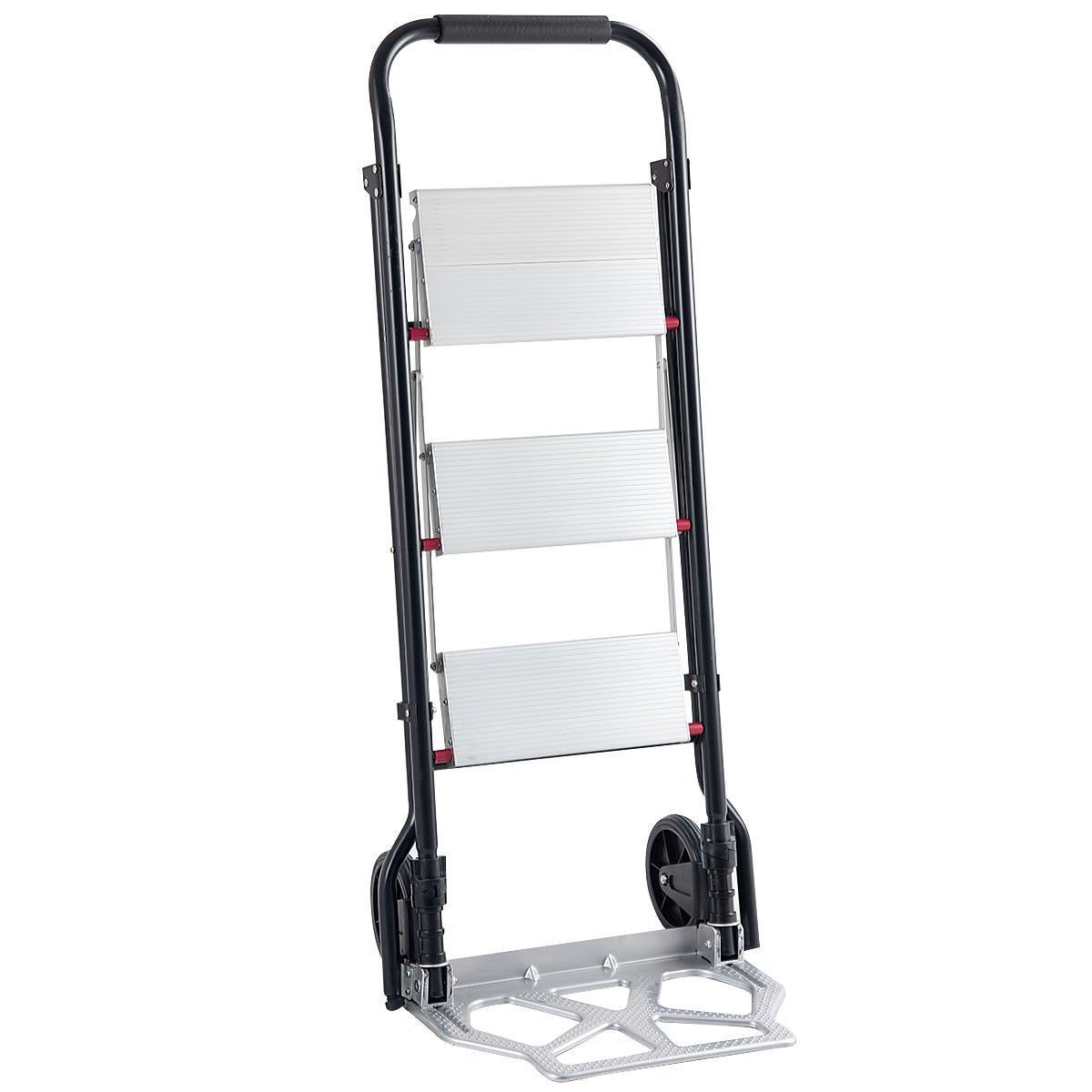 Buy Moon Daughter Grocery Rolling Convertible 3 Step Ladder Hand Truck ...