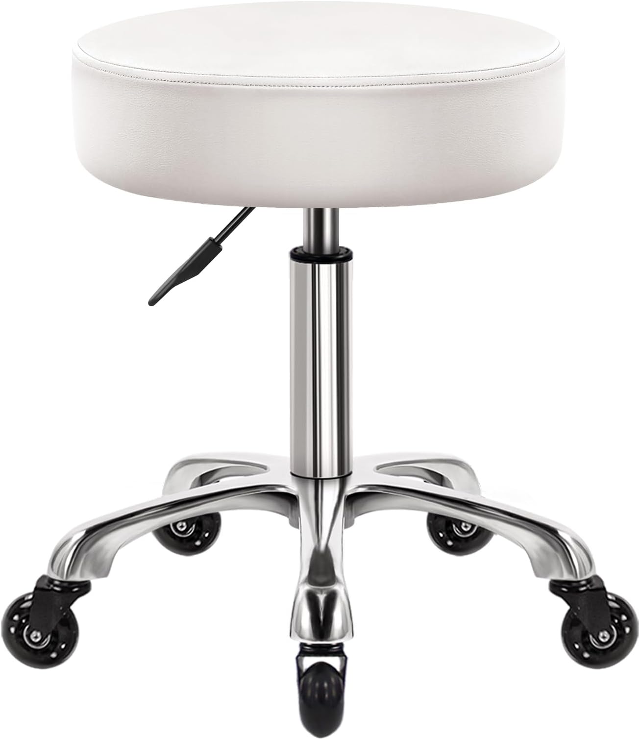Amazon.com: WKWKER Heavy Duty Rolling Stool with Wheels Hydraulic ...