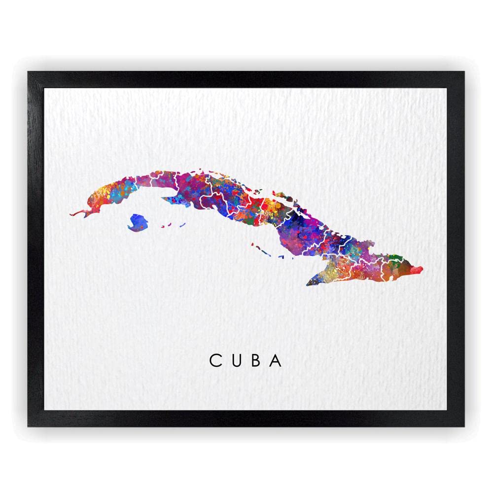 Amazon.com: Dignovel Studios 8X10 Unframed Cuba Watercolor Art Print ...