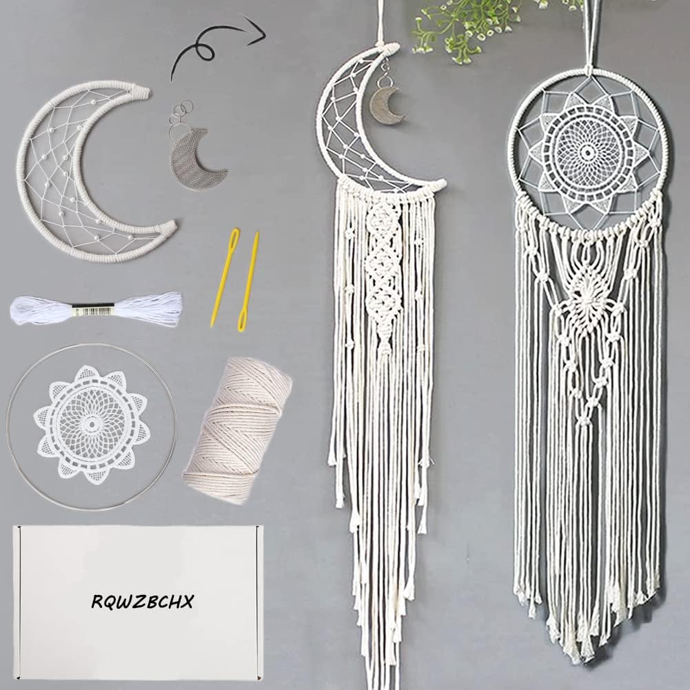 Amazon.com: Macrame Kits for Adults Beginners, 2PCS Macrame Dream ...