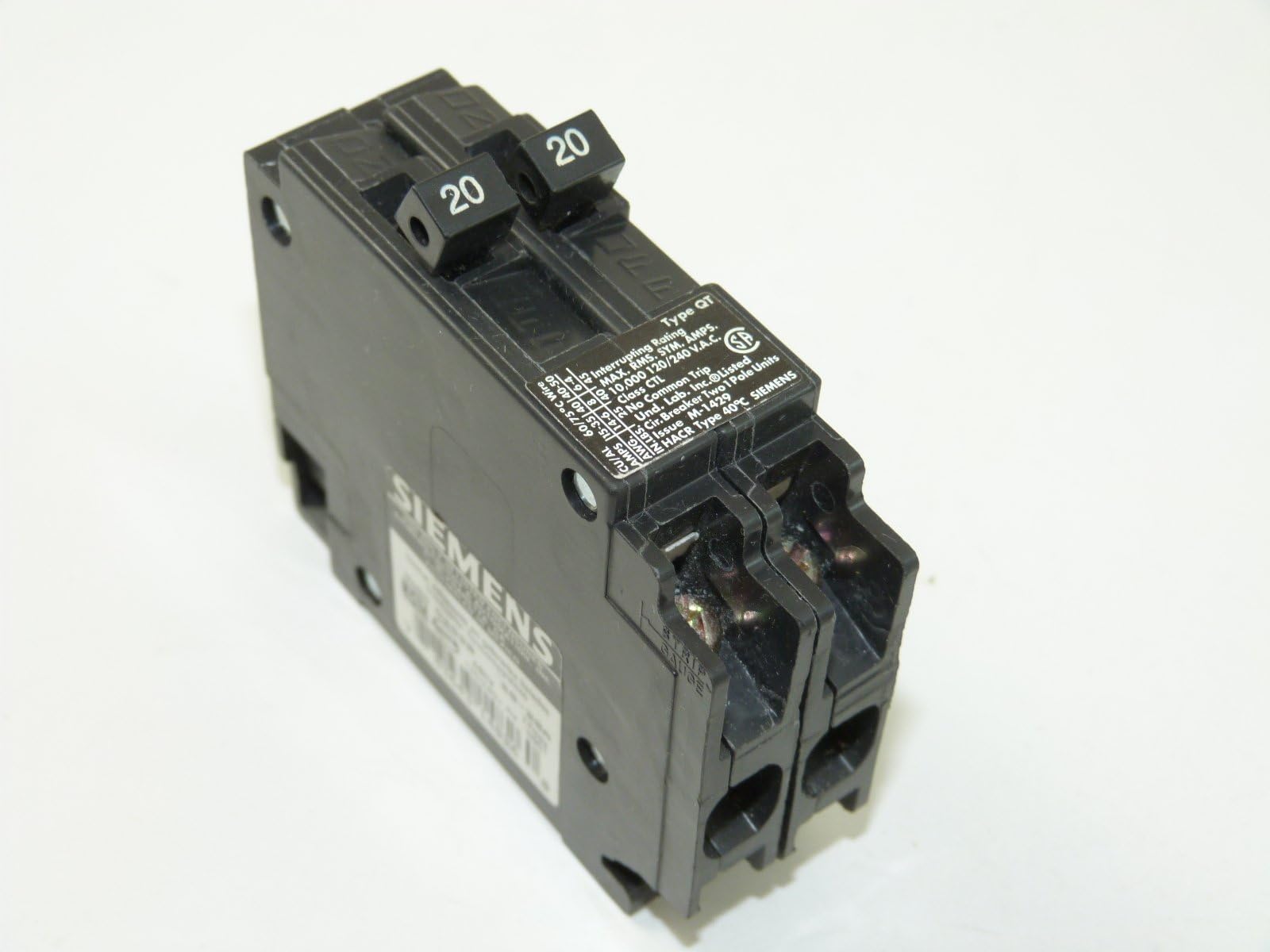 Eaton BR220 20 Amp Double Pole Circuit Breaker - Amazon.com