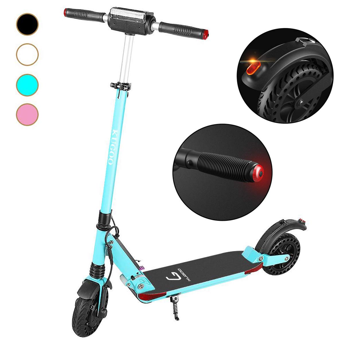 Buy Upgraded KUGOO S1 PRO Folding Electric Scooter, 7.5AH High Capacity ...