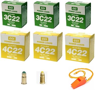 Amazon.com : DT Systems .22 Caliber Power Loads 3C22 and 4C22 Blank Power Loads-6 Boxes Bundle ...