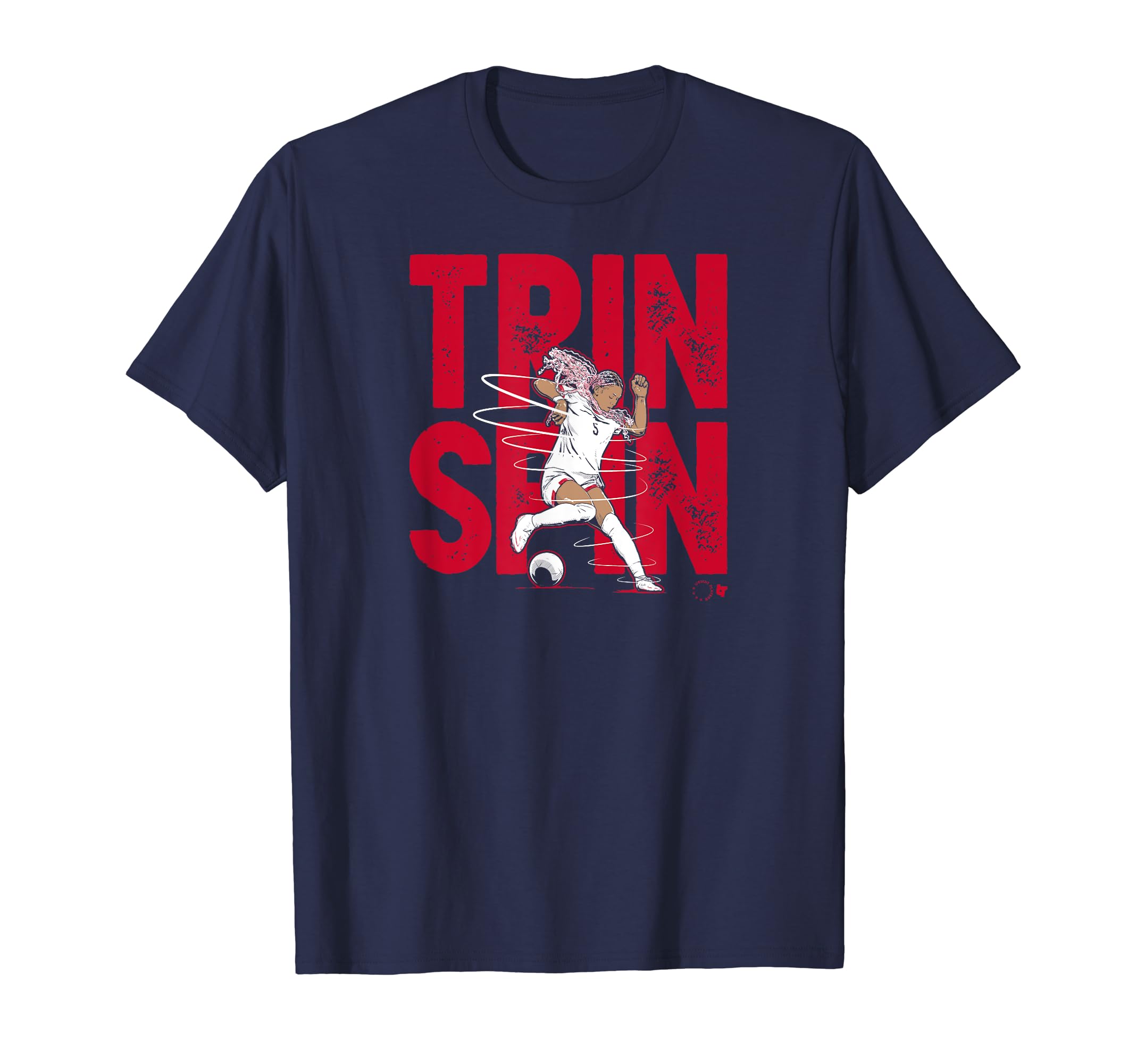 Amazon.com: Trinity Rodman - Trin Spin - USA Women's Soccer T-Shirt ...
