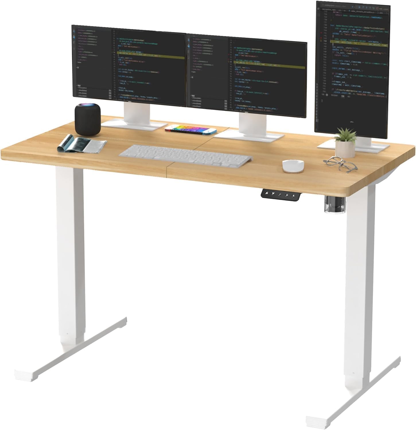 SANODESK QSE 140 x 60 cm Escritorio Regulable en Altura Eléctrico ...