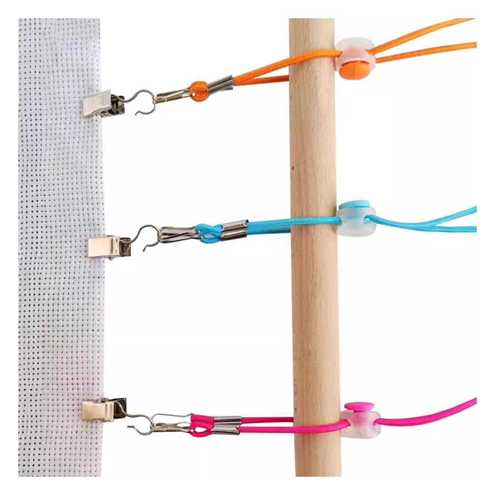 NICENEEDED 12pcs Cross Stitch Side Clips, Universal Fabric Holders ...