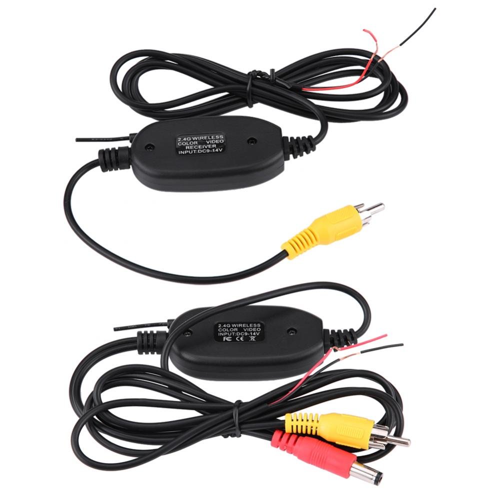 2.4G Wireless RCA Video Transmitter Receiver Kit for Car Parking Backup ...