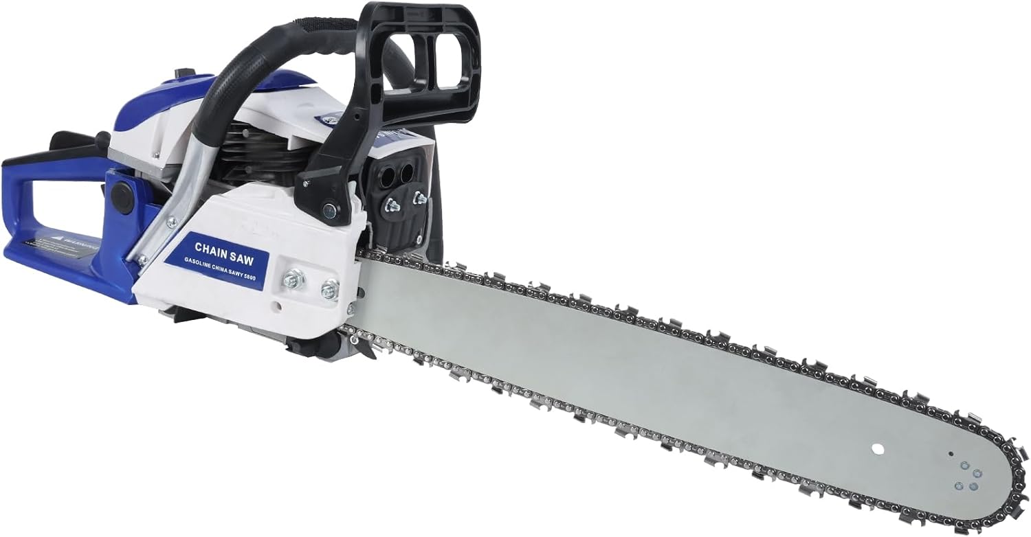 Amazon.com : Gas Chainsaw 58CC Power Chain Saw 20 Inch Guide Board ...