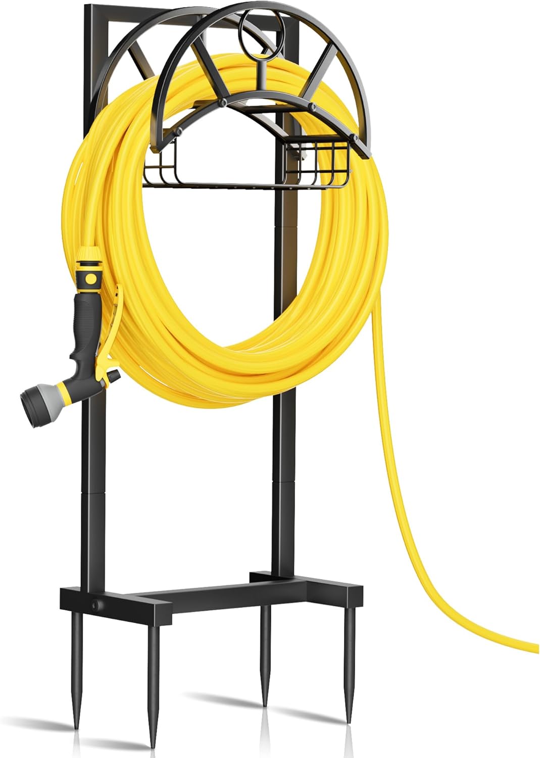 Amazon.com: Yalivon Garden Hose Holder Freestanding, Water Hose Holder ...