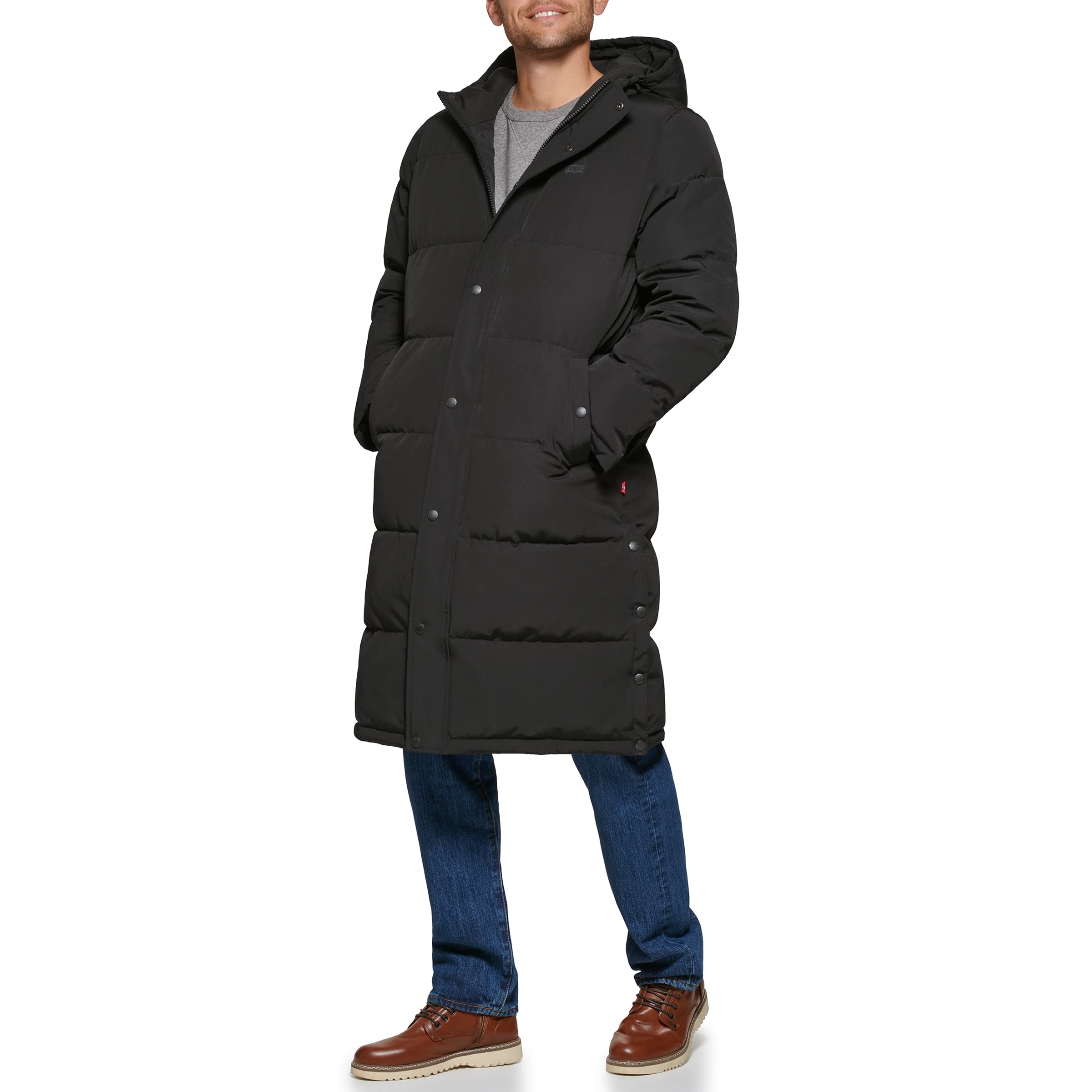 Levi's Men's Arctic Cloth Extra Long Parka Jacket at Amazon Men’s ...