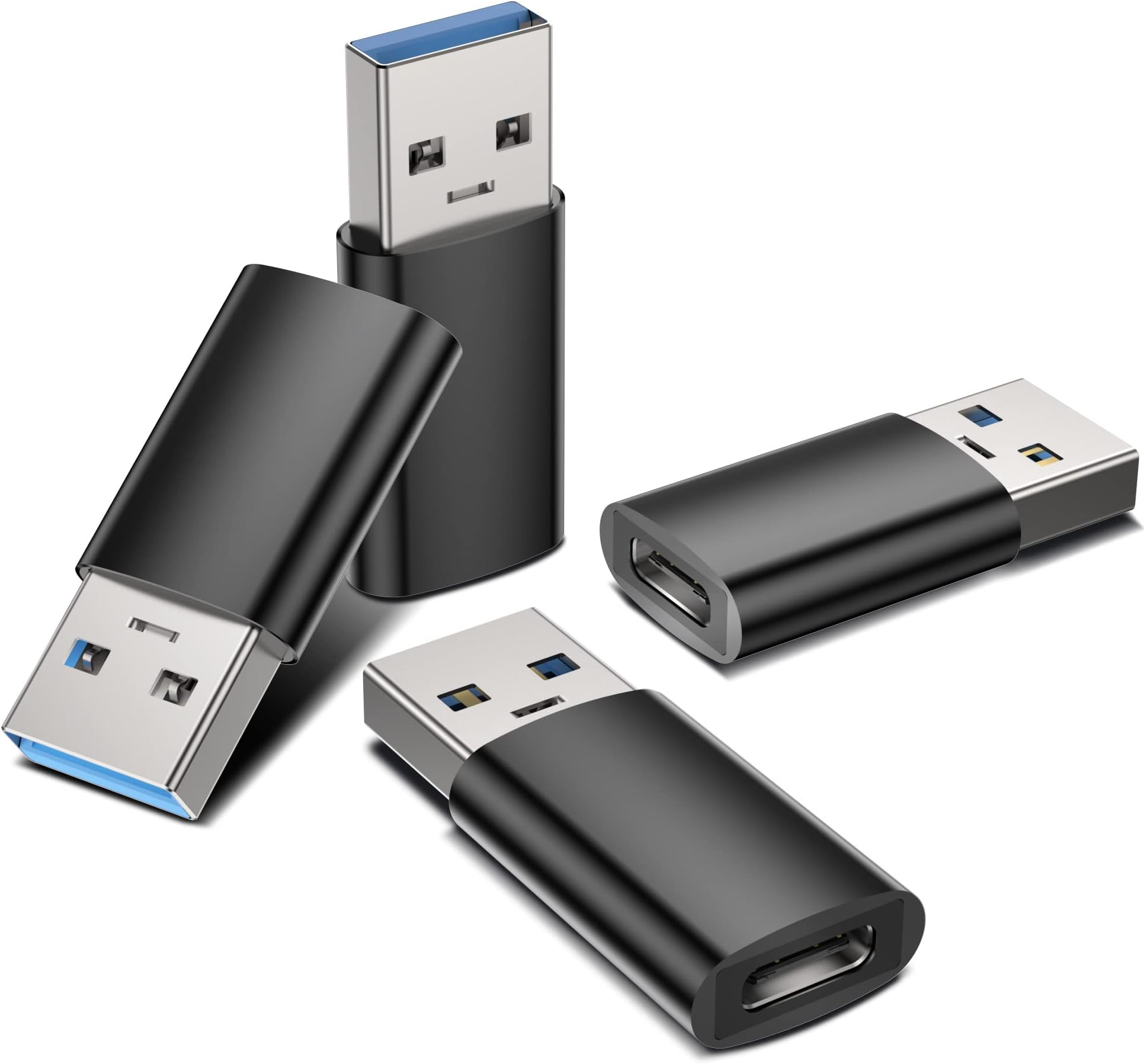 Amazon.com: slitinto USB to USBC-C Adapter, USB A to USB C Adapter (4 ...