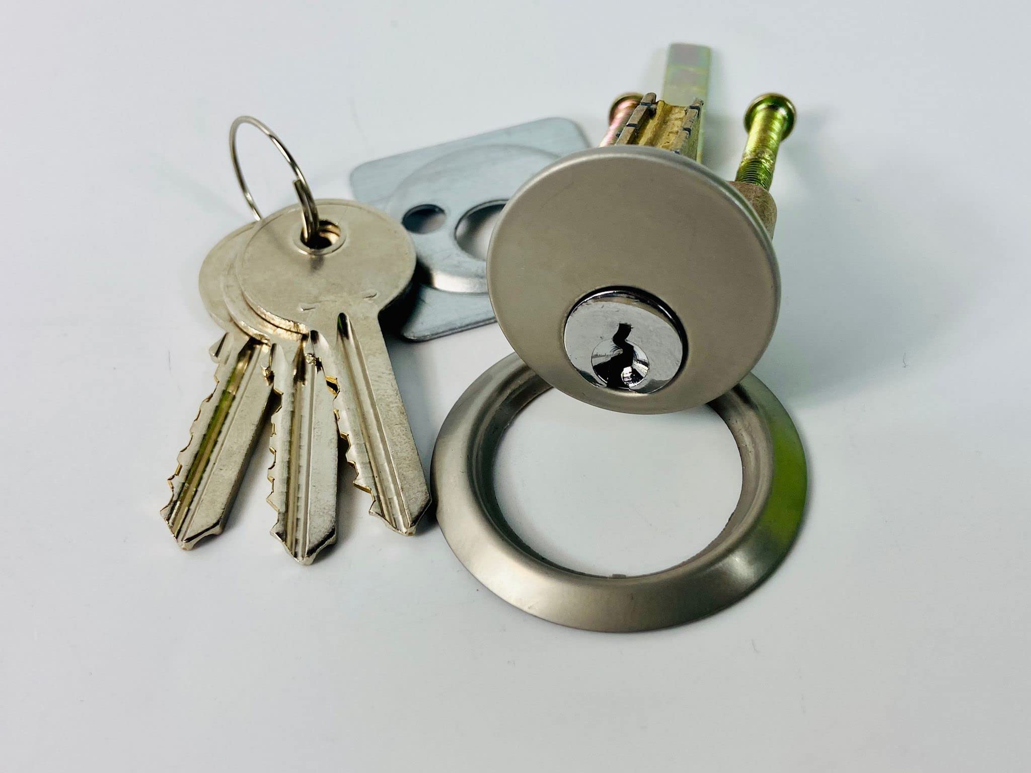 Replacement Rim Cylinder Set, Security Rim Cylinder Door Lock Night ...