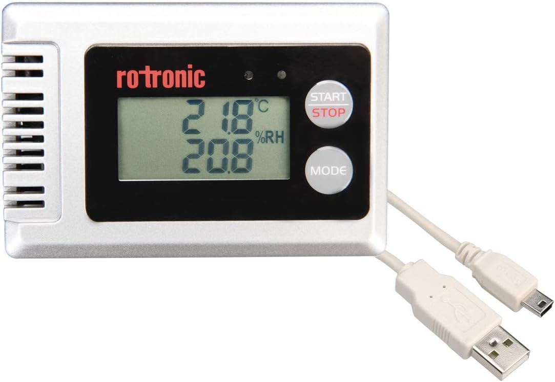Rotronic HL-1D-SET Temperature Data Logger, Humidity Data Logger ...