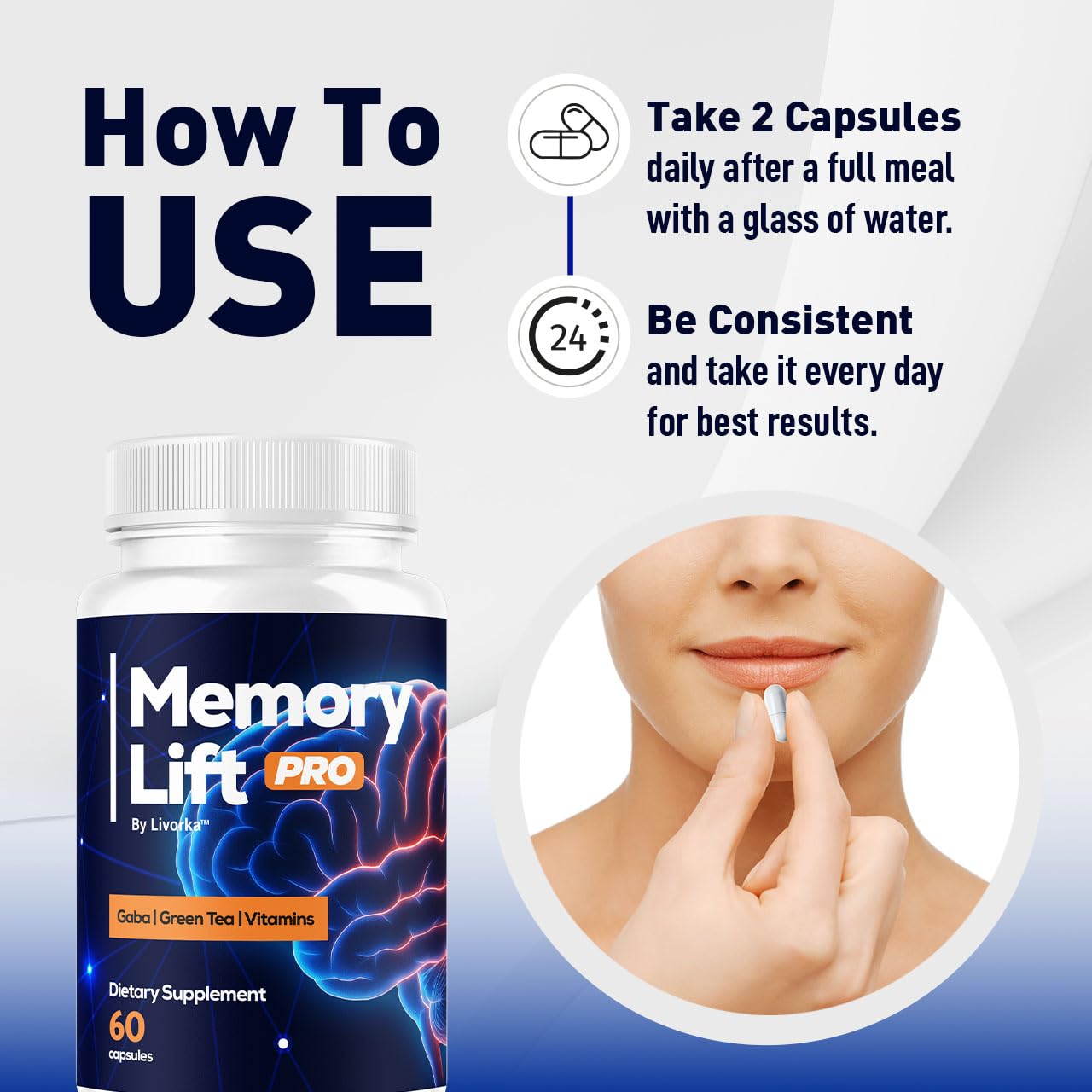 Snapklik.com : (3 Pack) Memory Lift Pro Supplement Capsules - Official ...