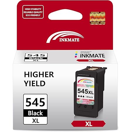 Cartucce 545 XL Nero, Inkwood PG-545XL Sostituzione per Canon 545 XL ...