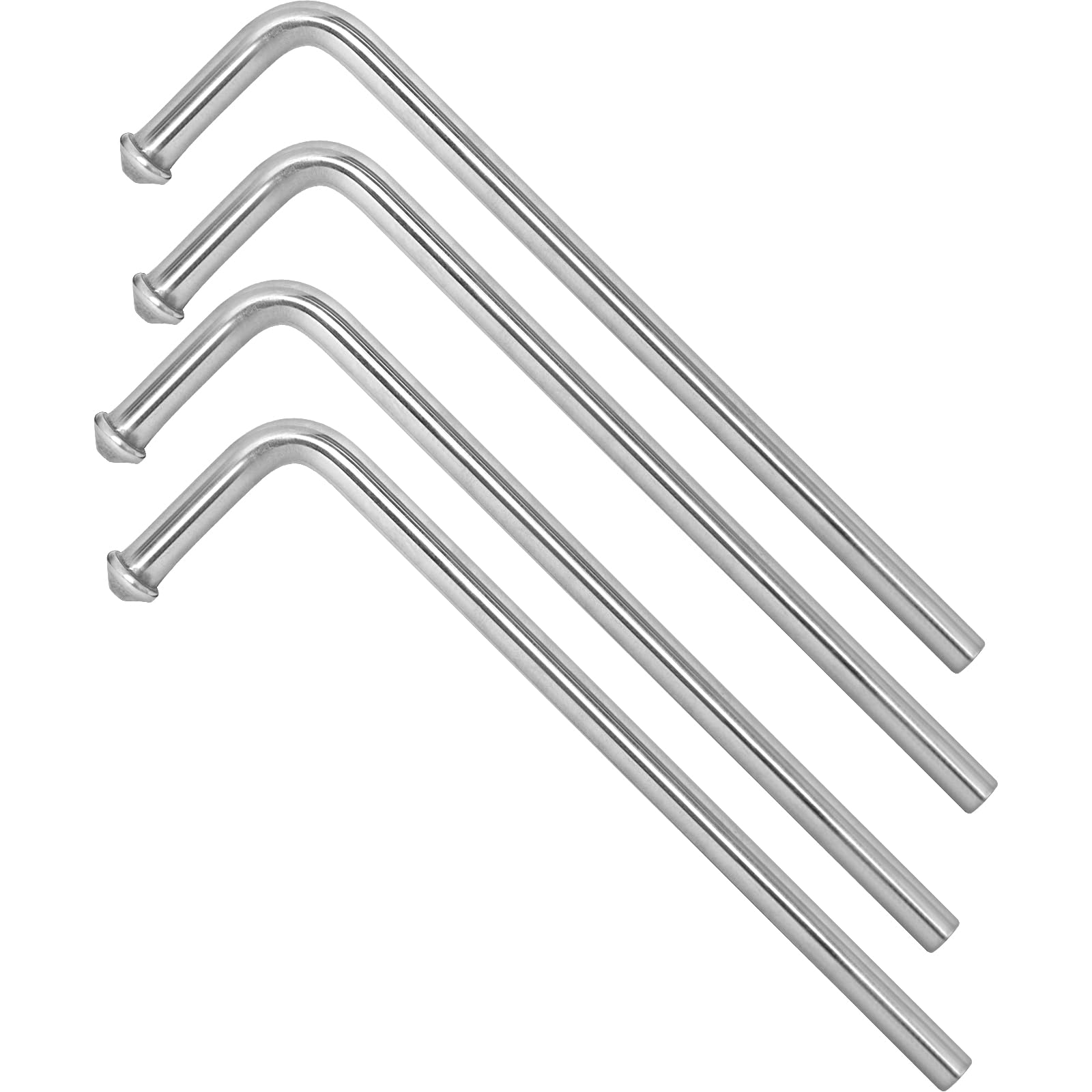 Snapklik.com : PALOZO Universal Stainless Steel Exhaust Hanger Rods 90 ...