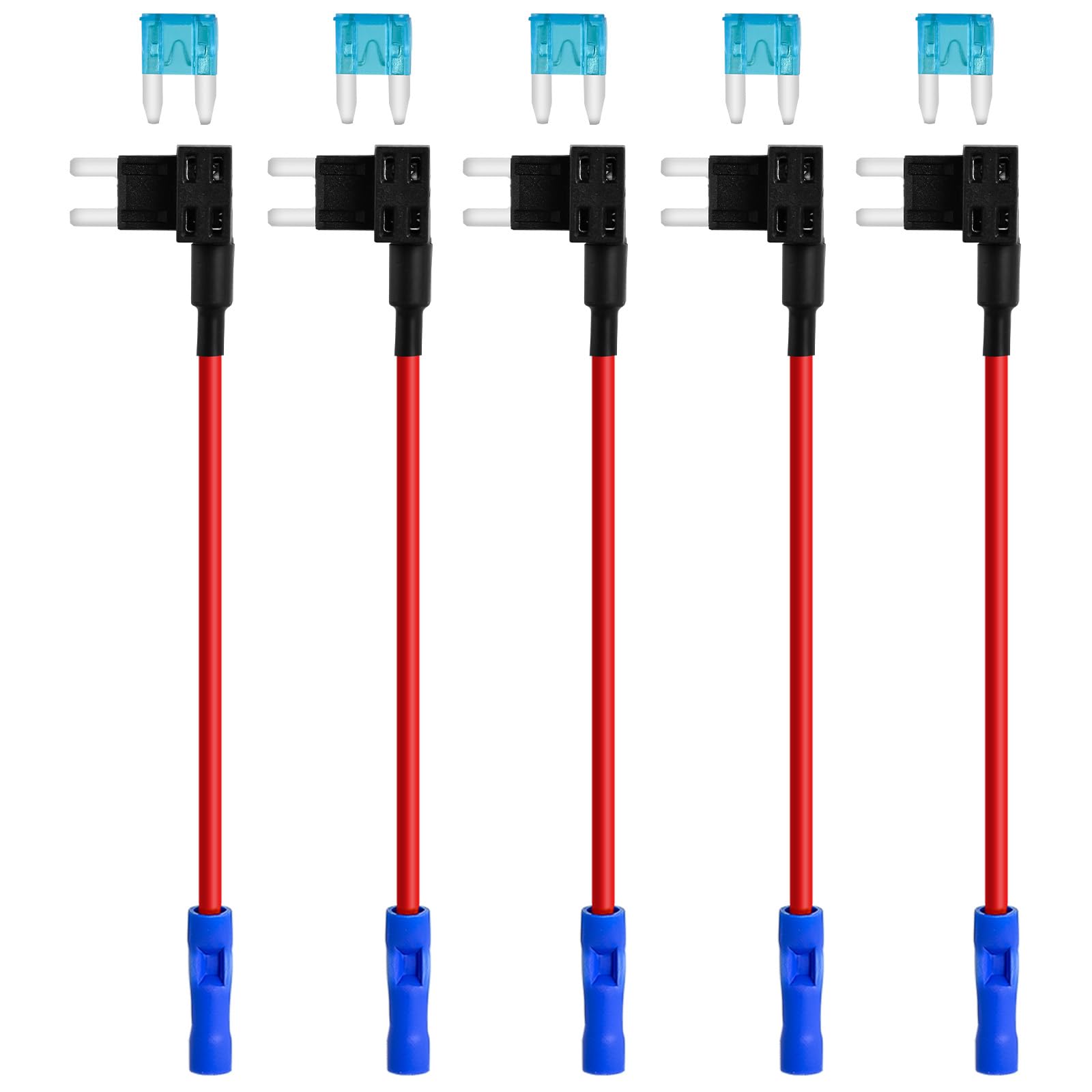 Snapklik.com : MuHize Upgraded 12V Mini Blade Fuse Tap, Add-a-Circuit ...