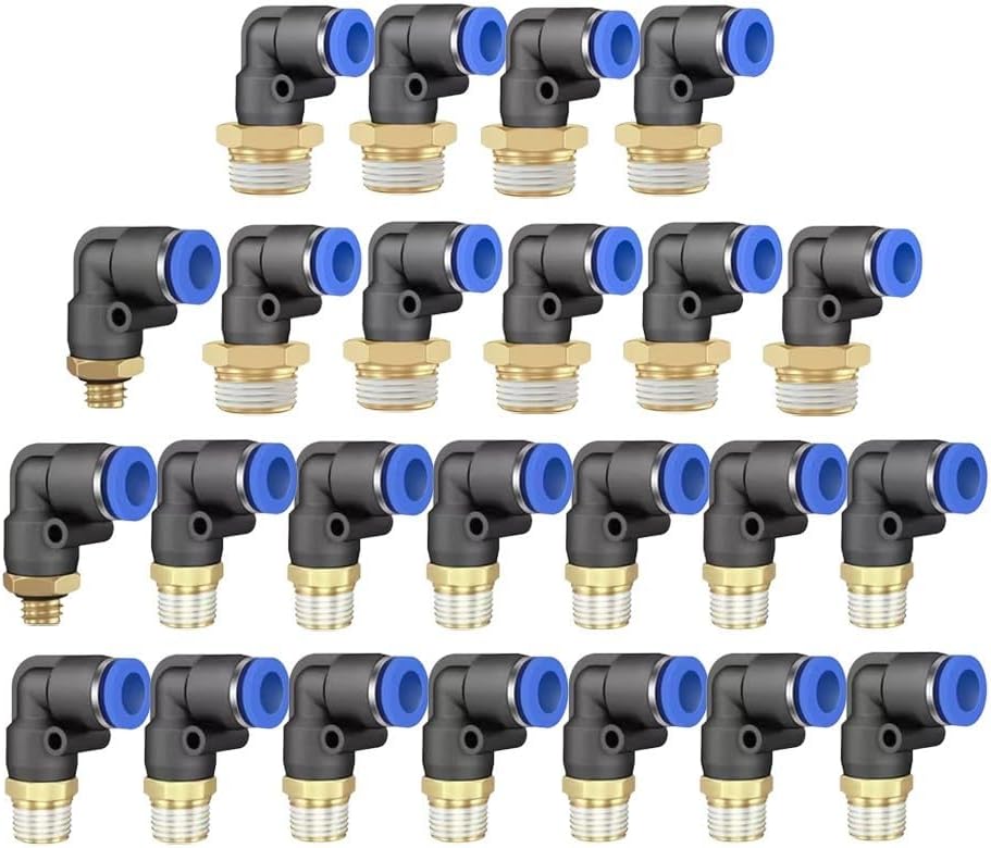 Raccords coudés pneumatiques à connexion rapide avec démontage et ...