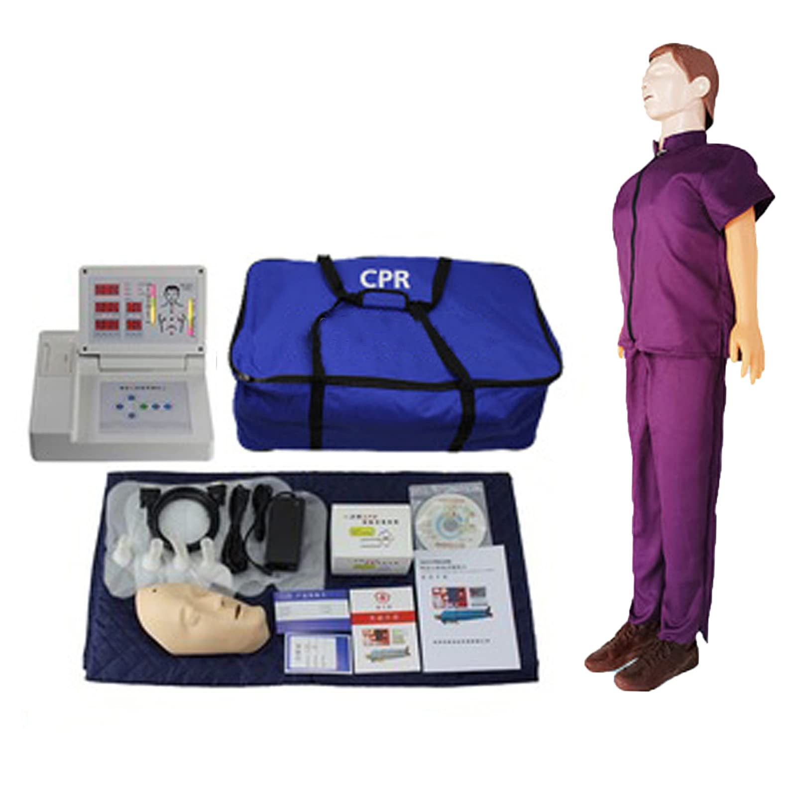 Buy GXGX Cardiopulmonary Resuscitation Simulation CPR Manikin Kit Human ...