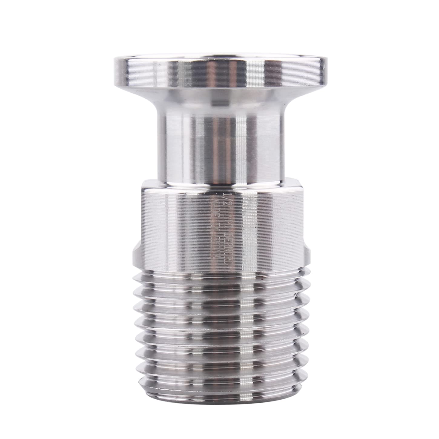 Snapklik.com : 1/2 Tri Clamp Adapter To 1/2 Inch MNPT Thread Ferrule ...