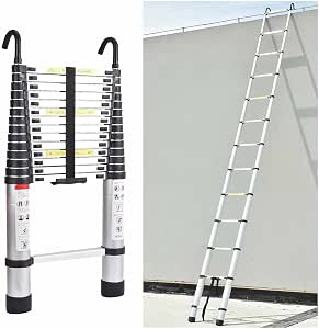 Extendable Ladders 7m/6m/5m/3m/2m/1m Telescoping Ladder Aluminum DIY ...