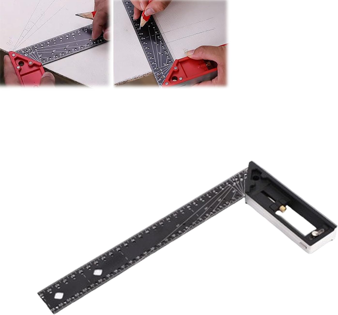 Tooltekt Woodworking Square Ruler, 2024 New Multi-angle Measuring Ruler ...