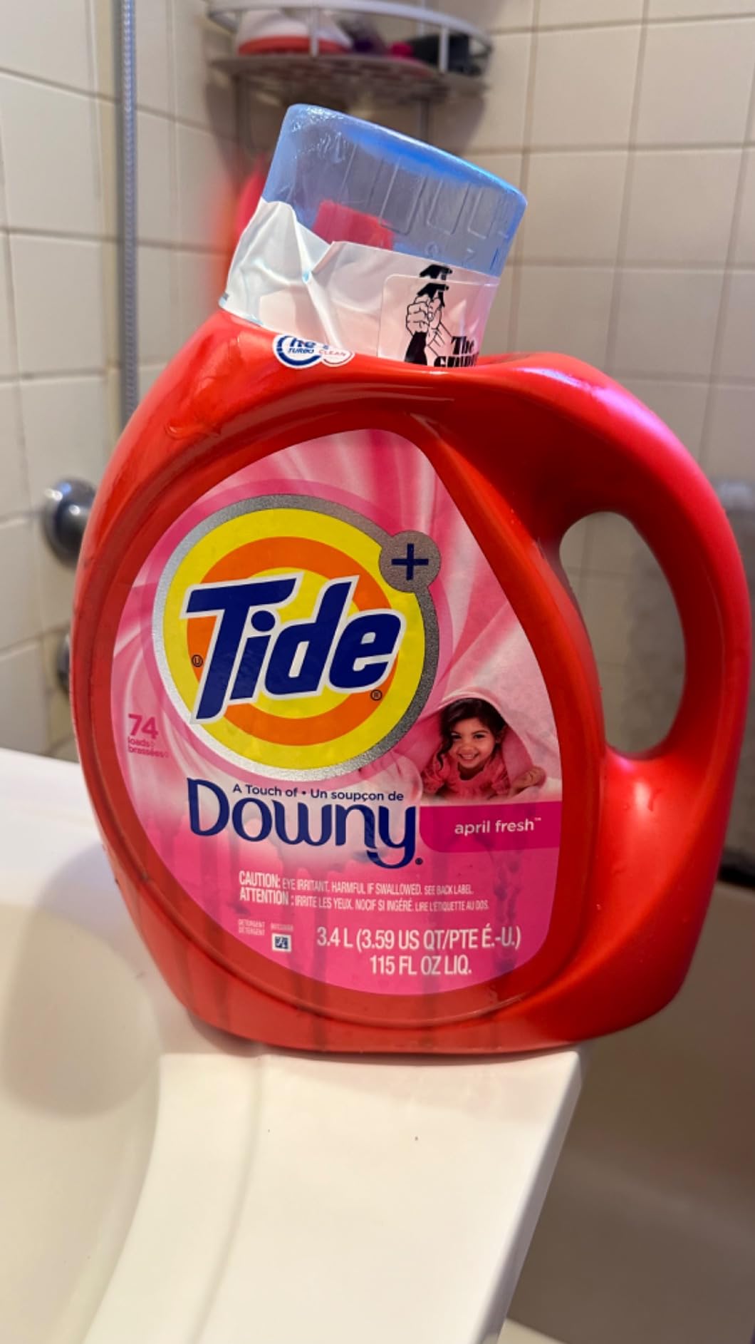 Amazon.com: Tide Plus Downy Laundry Detergent Liquid Soap, April Fresh ...