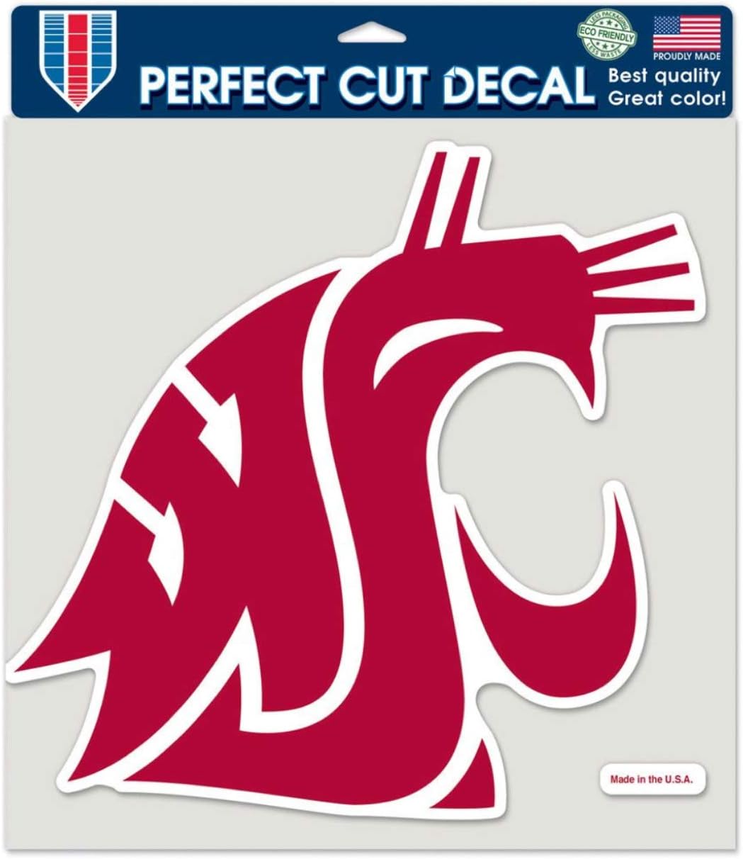 Amazon.com: WSU Cougars 12"x12" Logo Decal - White : Sports & Outdoors