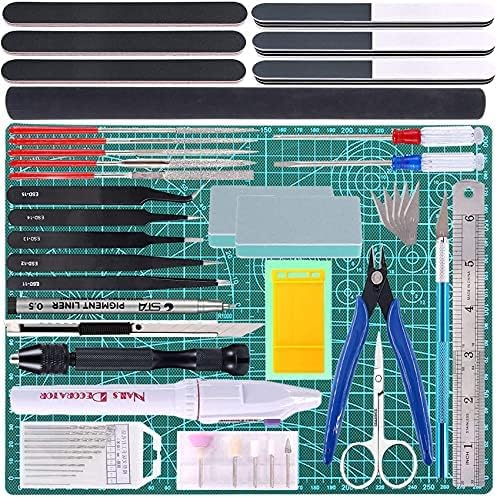 Amazon.com: 55Pcs Gundam Tools Kit Gunpla Tools Gundam Model Kit Tool ...