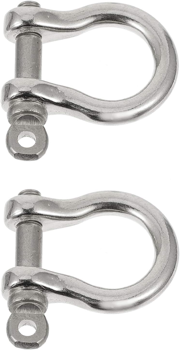 Amazon.com: EXCEART D- Rings Screw D- Rings Pet Collar D- Ring Screw in ...