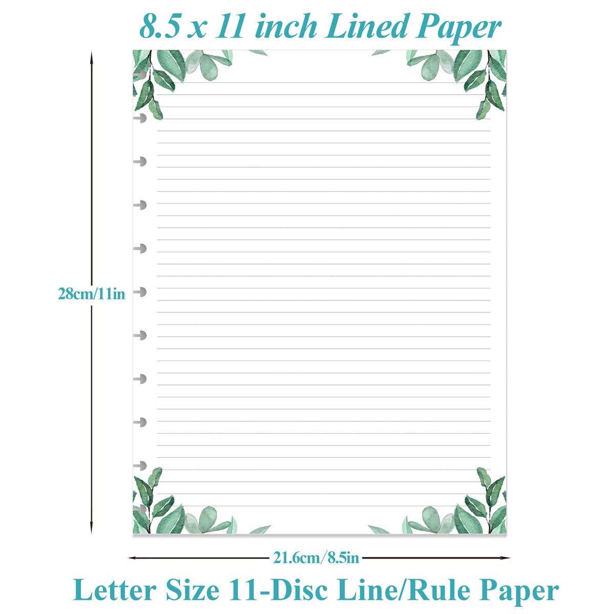 Snapklik.com : (3-Pack) A4 TUL Discbound Lined Refill Paper, 11-Disc ...