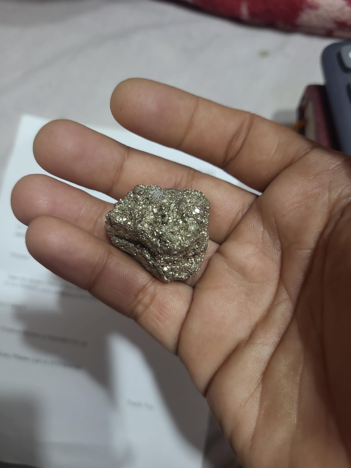 Pyrite Stone Original Cluster Stone - Natural Energised Golden Pyrite ...