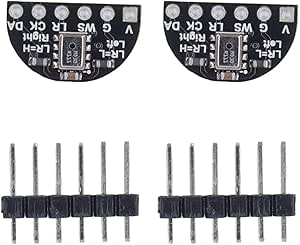 Amazon.com: 2 Sets of Microphone Modules, Low Power Consumption 140dB ...