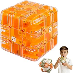 Amazon.com: Large Labyrinth 3D Maze Cube - Engaging Brain Teaser ...