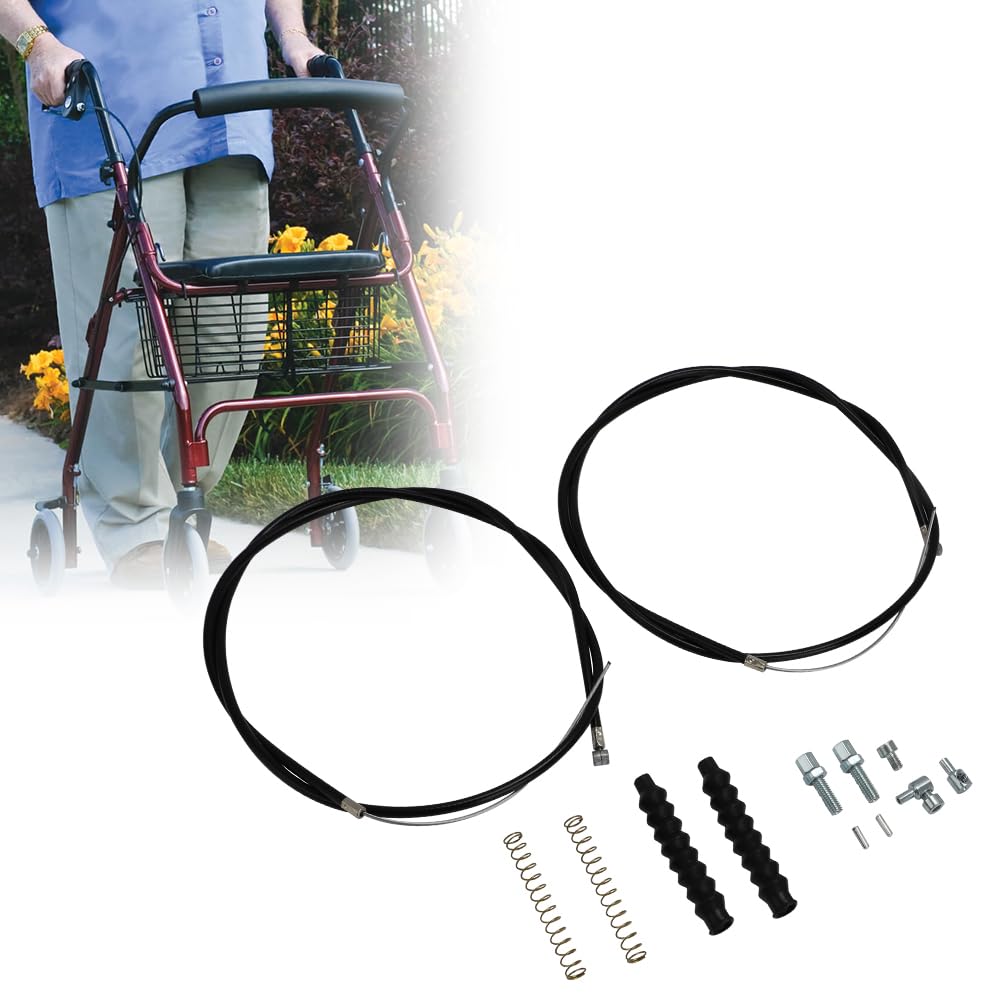 Amazon.com: Rollator Brake Cable Replacement - 45" Brake Cable for Most ...