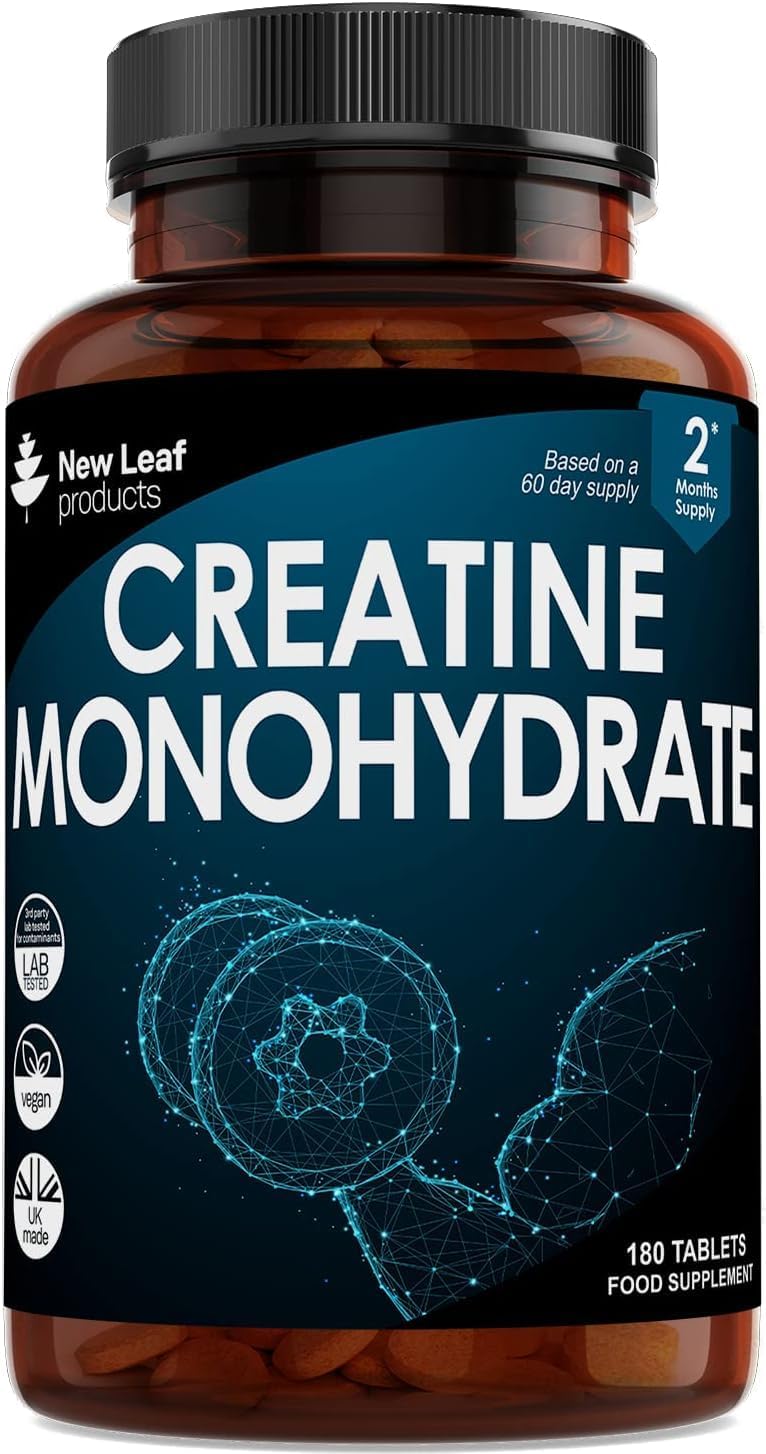 180 Creatine Monohydrate Tablets - 3000mg - Vegan Philippines | Ubuy