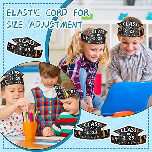 Amazon.com: 60 Pcs Preschool Paper Graduation Crown for Kids Graduation ...