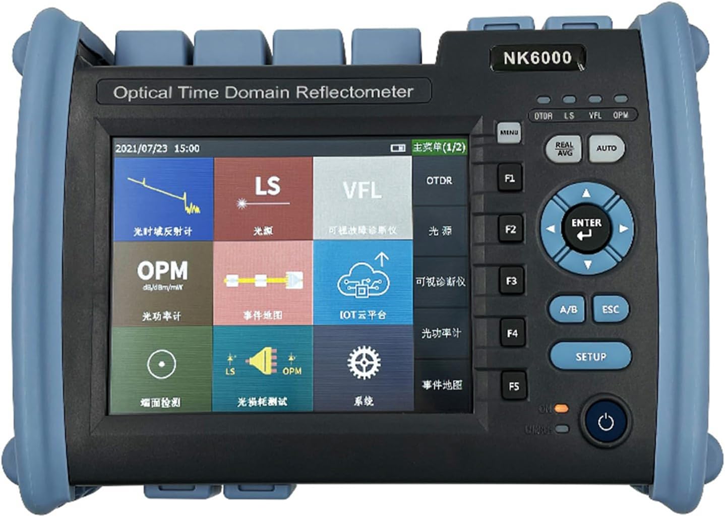 Amazon.com: DFBRUZZ NK6000 OTDR SM Optical Time Domain Reflectometer ...