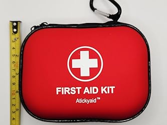 Amazon.com: Mini First Aid Kit - 120 Piece Small Waterproof Hard Shell ...