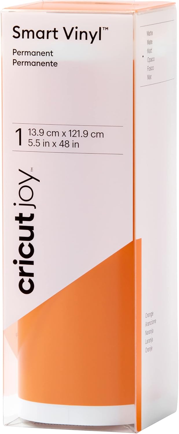 Amazon.com: Cricut Joy Smart Permanent Matte Vinyl (5.5 in x 48 in) for ...